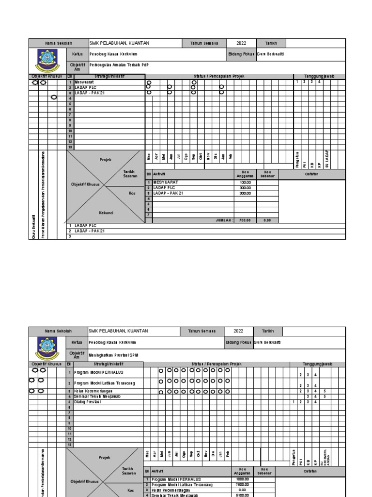 Template OPPM HEM TS25 | PDF