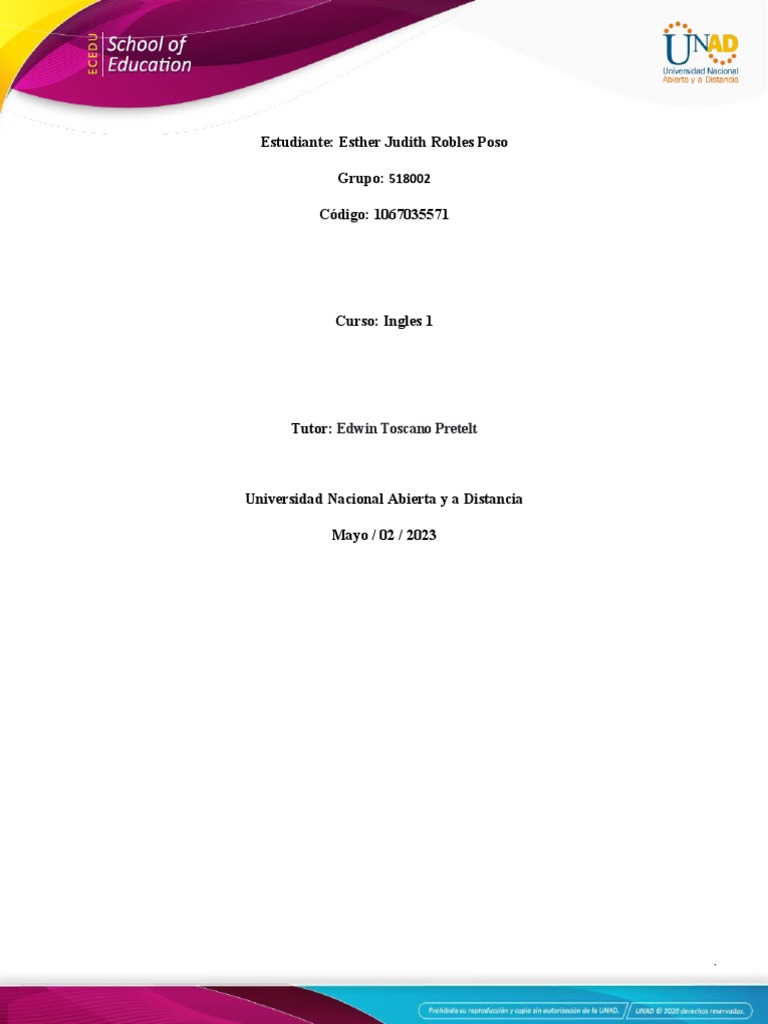 Activity Guide and Evaluation Rubric - Unit 1 - Task 2 - Family and Daily Routine (2) RESUELTA ...