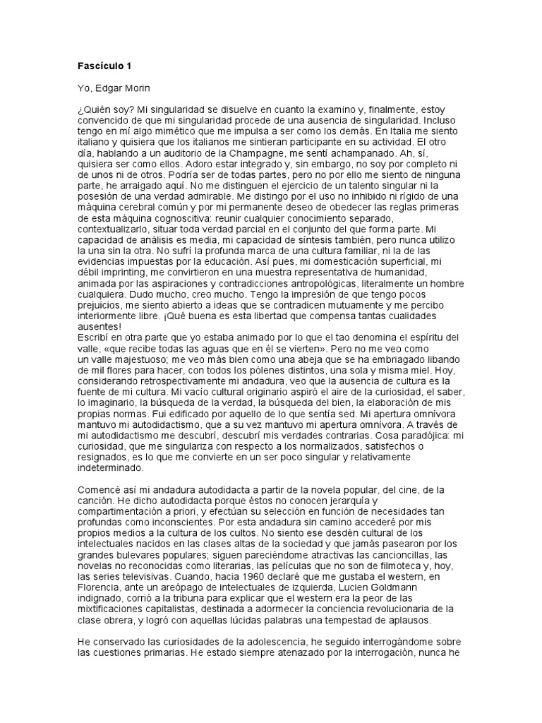 Idoc - Pub - Mis Demonios Edgar Morin PDF | PDF