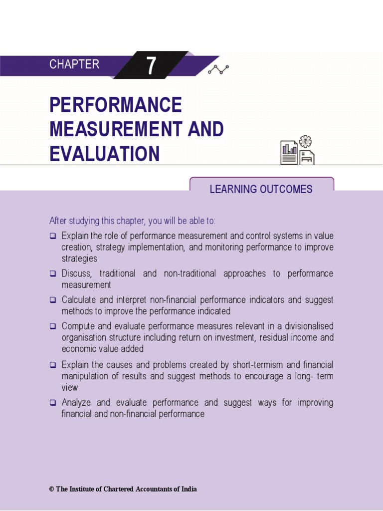 Chapter 7 Performance Measurement and Evaluation.pdf | PDF