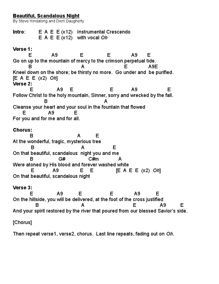 Beautiful, Scandalous Night | PDF