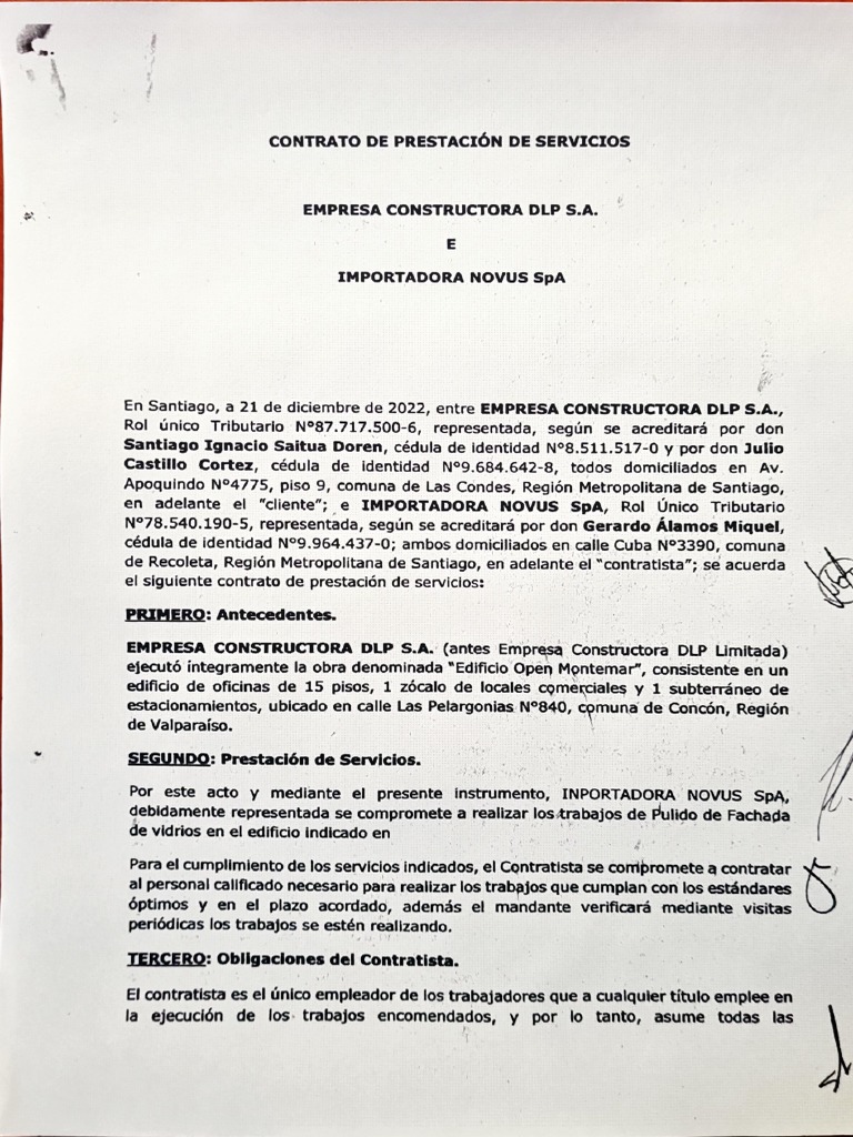 Contrato Novus PDF | PDF