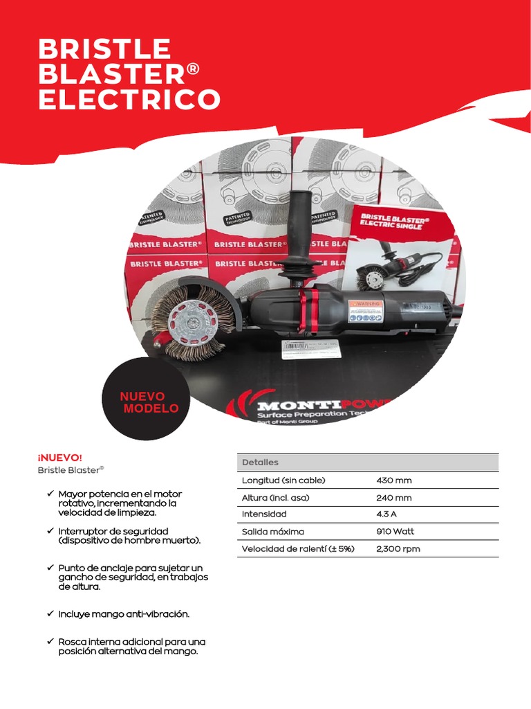 Herramienta Eléctrica Bristle Blaster® | PDF
