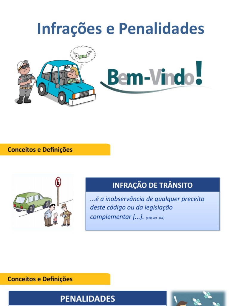 Infrações e Penalidades no Trânsito | PDF