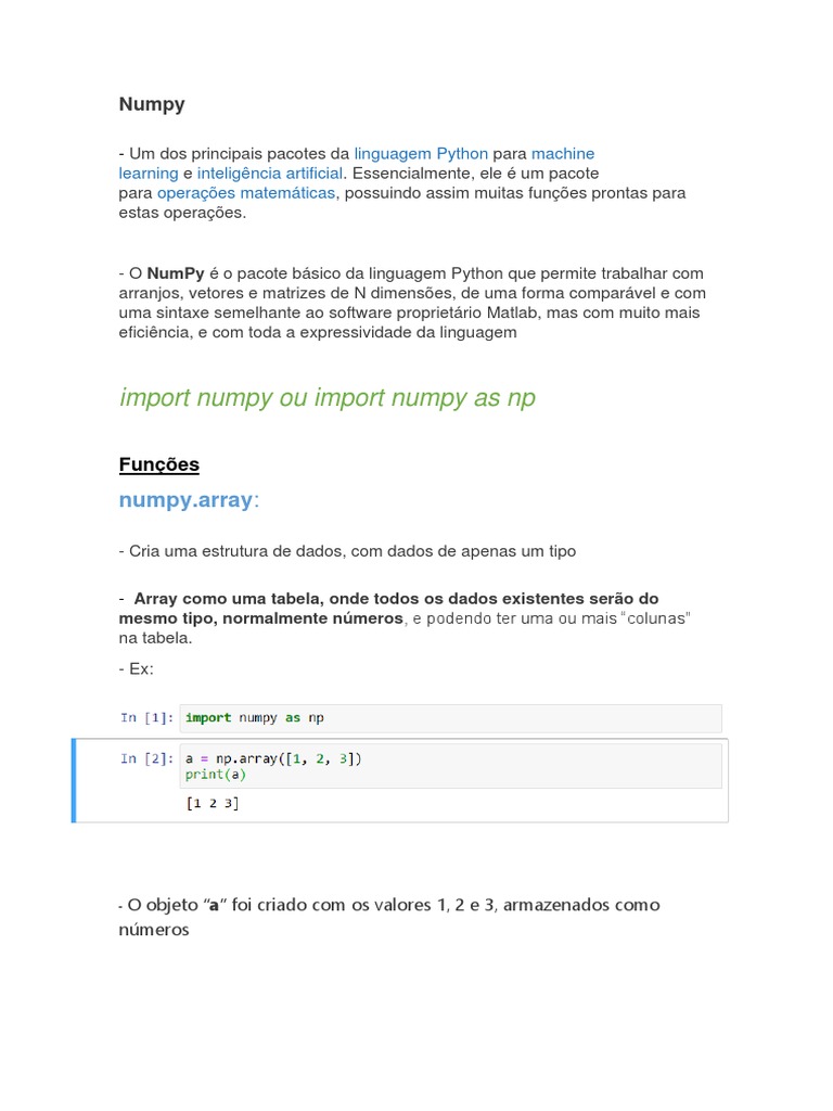 Numpy PDF | PDF