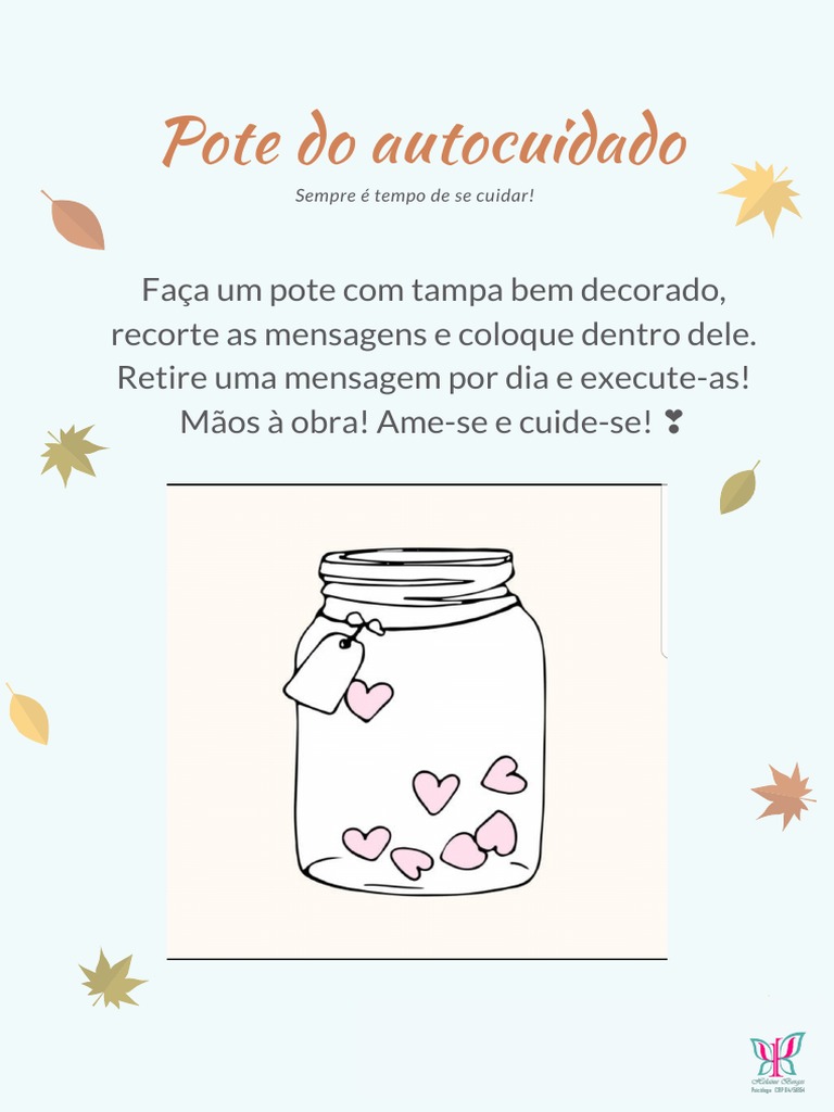 Pote Do Autocuidado - HELAINE BORGES PDF | PDF