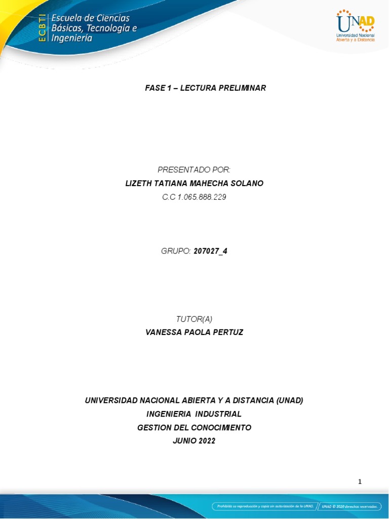 FASE 1 - Lizeth Mahecha | PDF