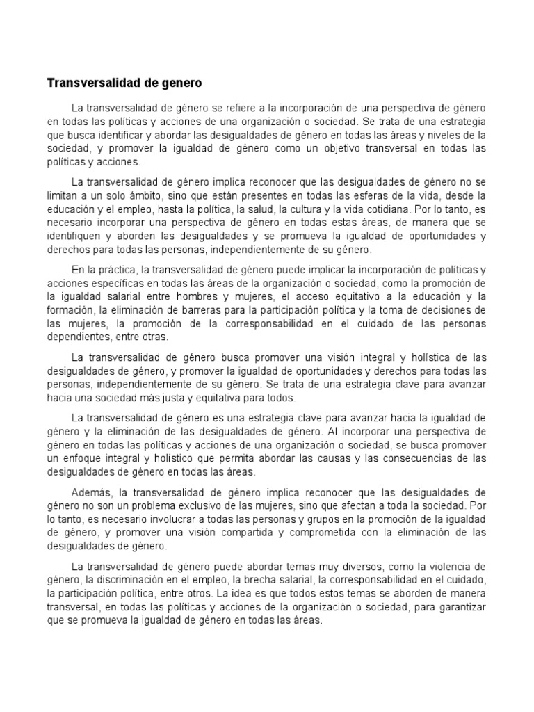 Act8 RodriguezHaniel | PDF | Igualdad de género | Estudios de género