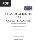 Clasificación de Las Constituciones | PDF | Constitución | Gobierno