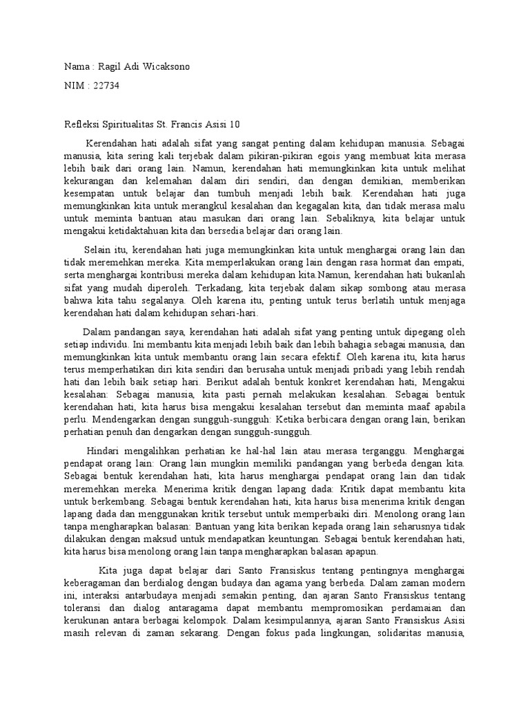 Refleksi SFA10 | PDF