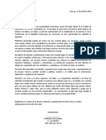 Carta Solicitud Pensional | PDF