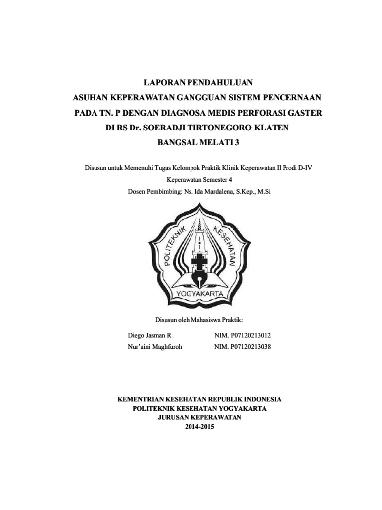 Perforasi Gaster: Diagnosis dan Penanganan | PDF | Pengembangan Diri