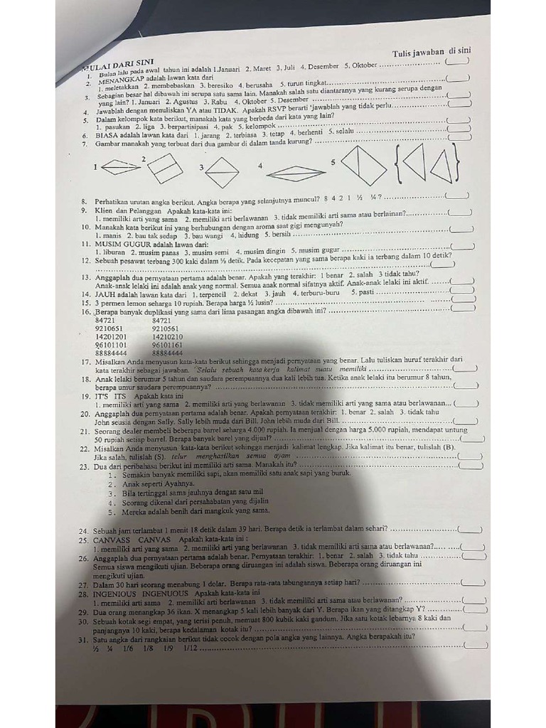 Psikotest 2 | PDF