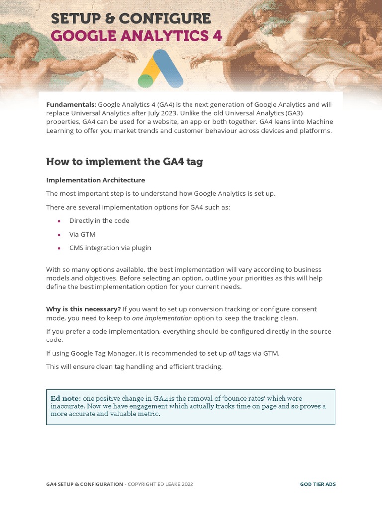 GA4 Configuration and Setup (3).pdf | PDF
