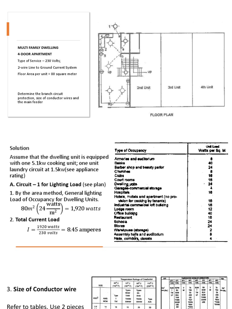 6 Sizing Example #3 | PDF | Fuse (Electrical) | Electrical Components