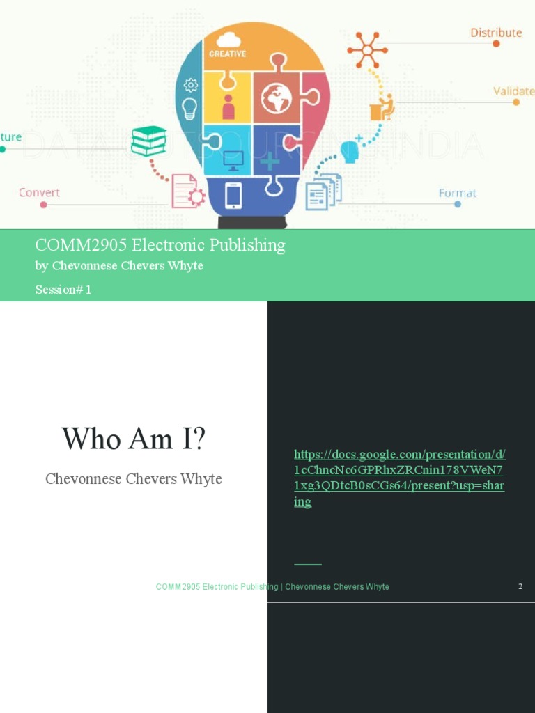 Introduction to ePublishing Concepts | PDF | Electronic Publishing ...
