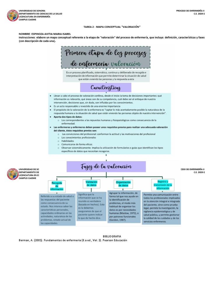 Tarea 2 - Mapa Conceptual Valoración | PDF