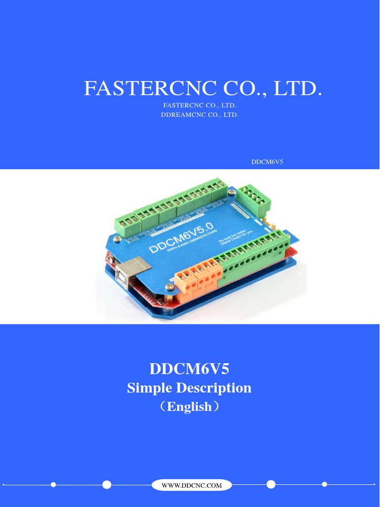 Fastercnc Co., Ltd. Fastercnc Co., Ltd. Ddreamcnc Co., Ltd. | PDF