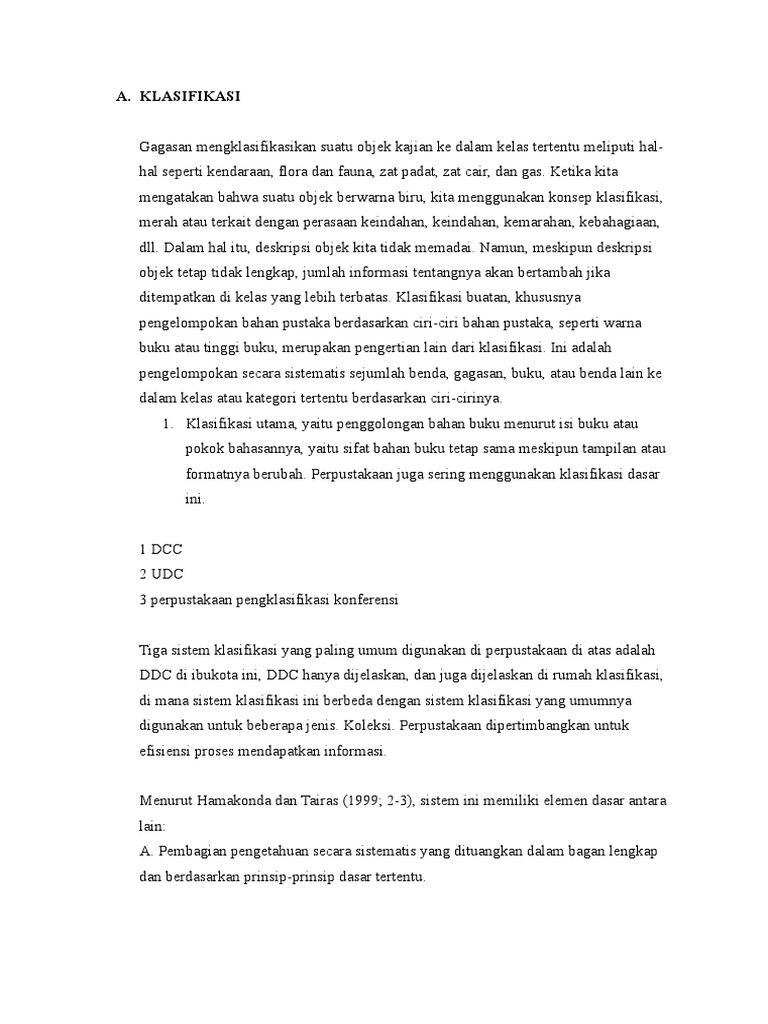 Kel. 2 Klasifikasi | PDF