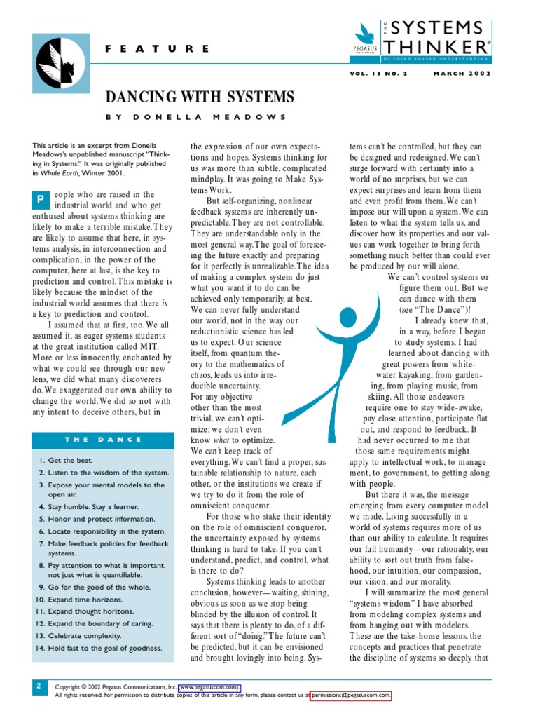Dancing With Systems PDF | PDF