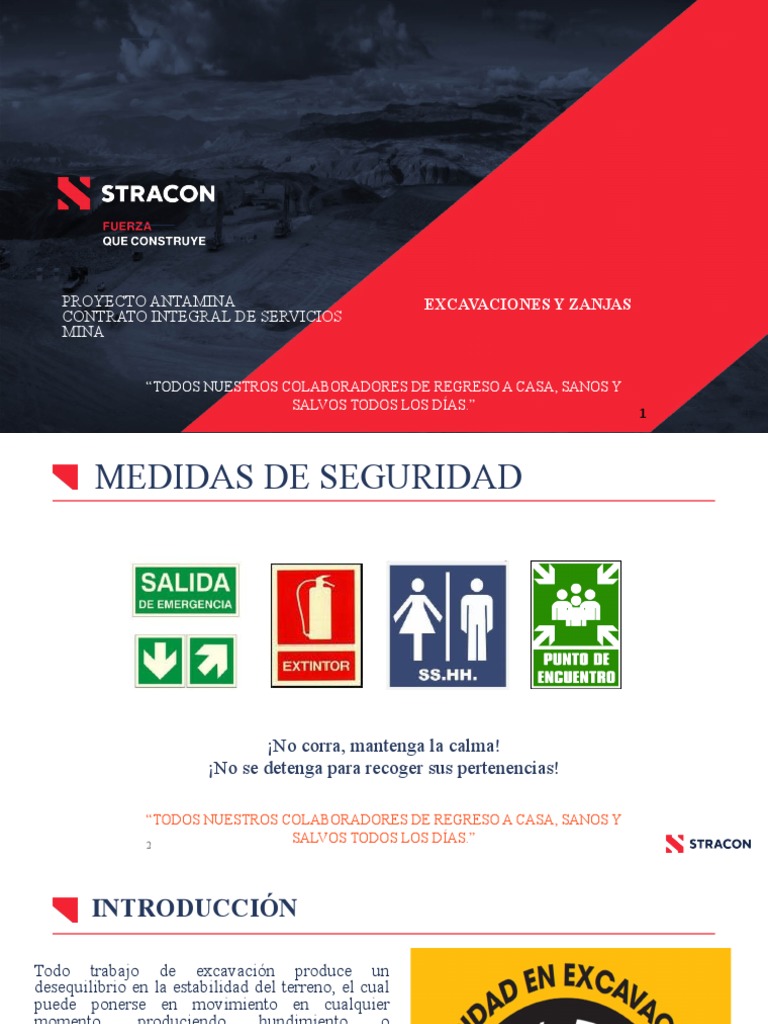 Trabajos en Excavaciones y Zanjas Rev 2 - Sin Videos | PDF | Tecnología