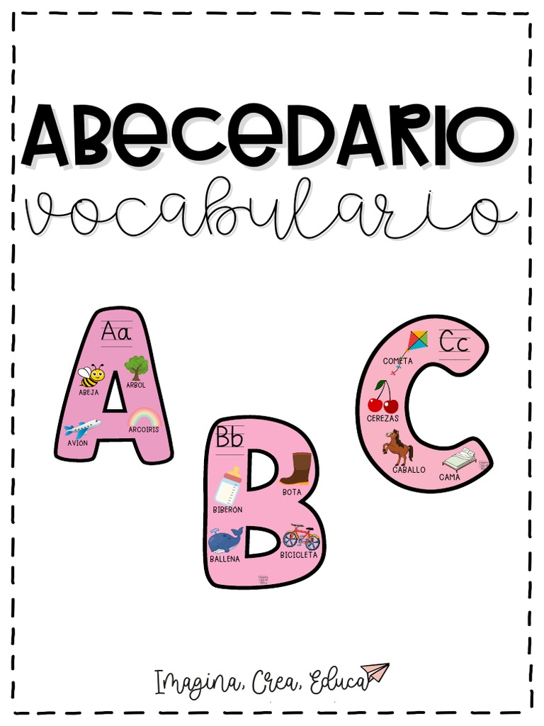 Abecedario Con Vocabulario | PDF