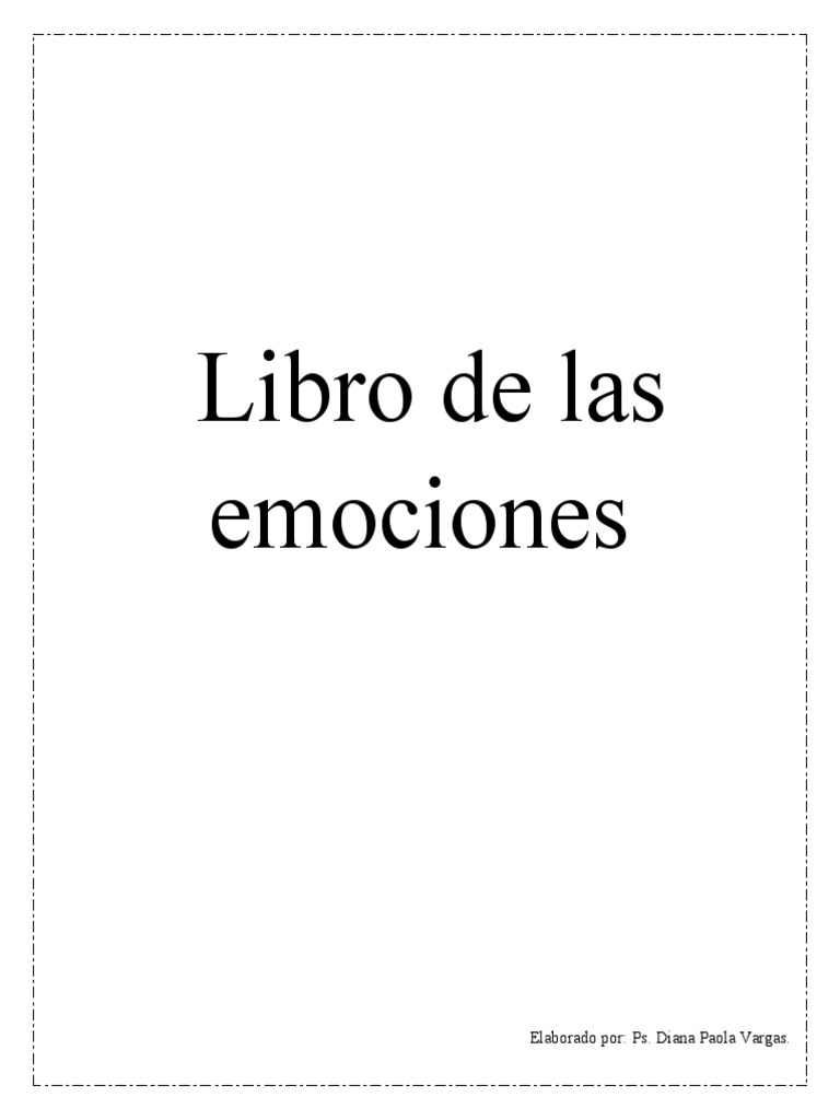 Libro De Las Emociones Ps Diana Vargas Pdf