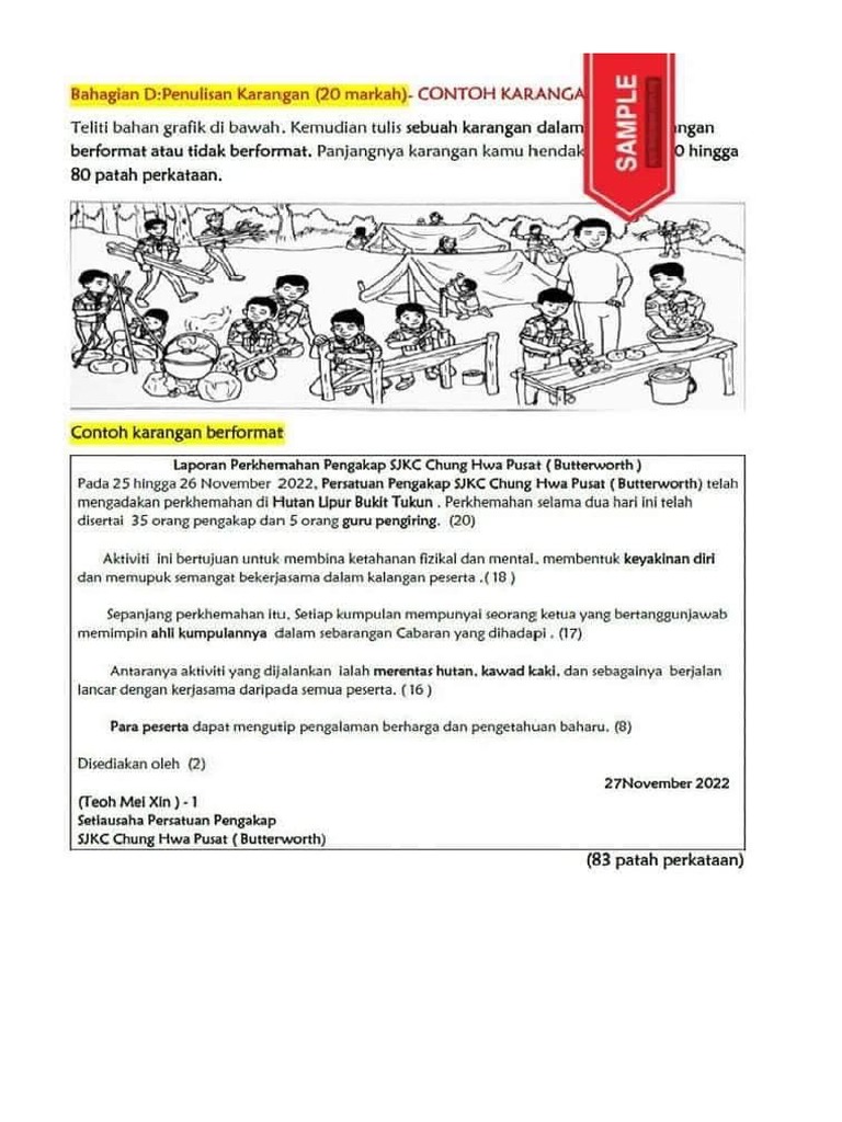 Bahagian D Karangan | PDF