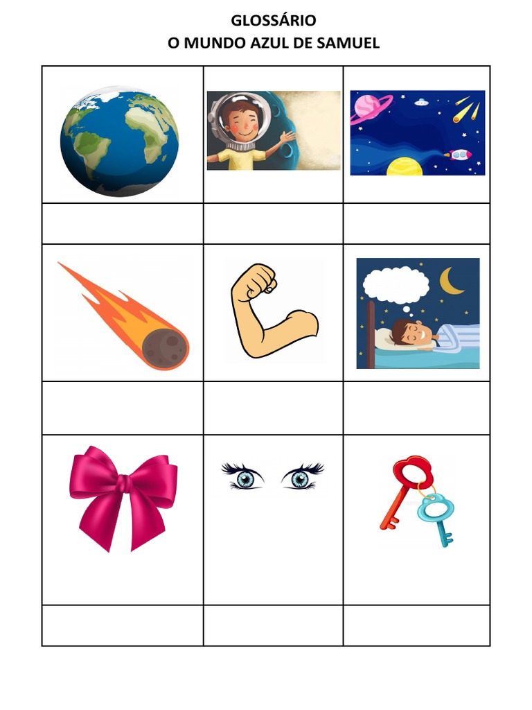 Glossário o Mundo Azul de Samuel PDF | PDF
