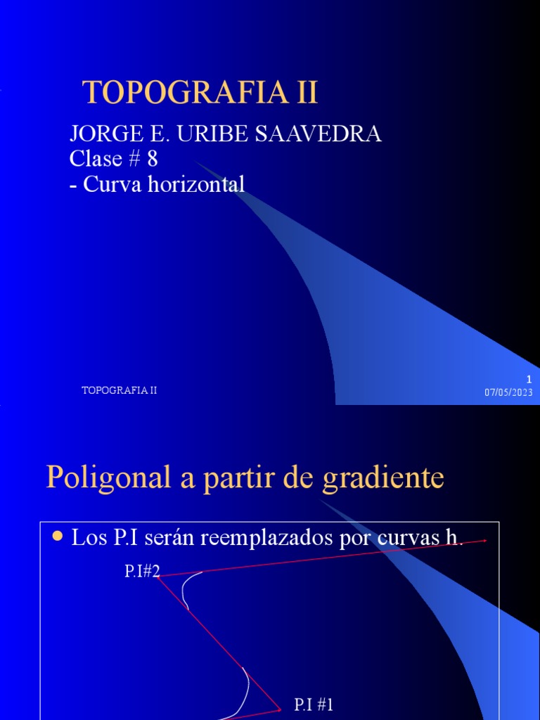 Curvas horizontales y su importancia en el diseño vial | PDF ...