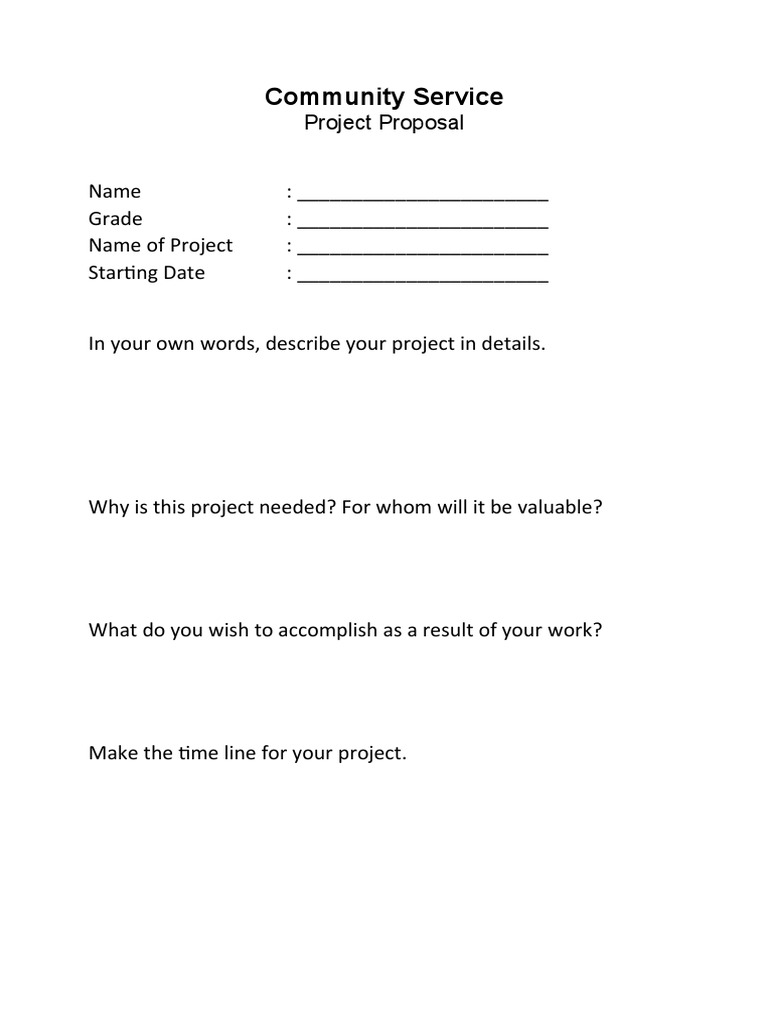 Community Project Proposal Template FREE 14+ Agricultural Project