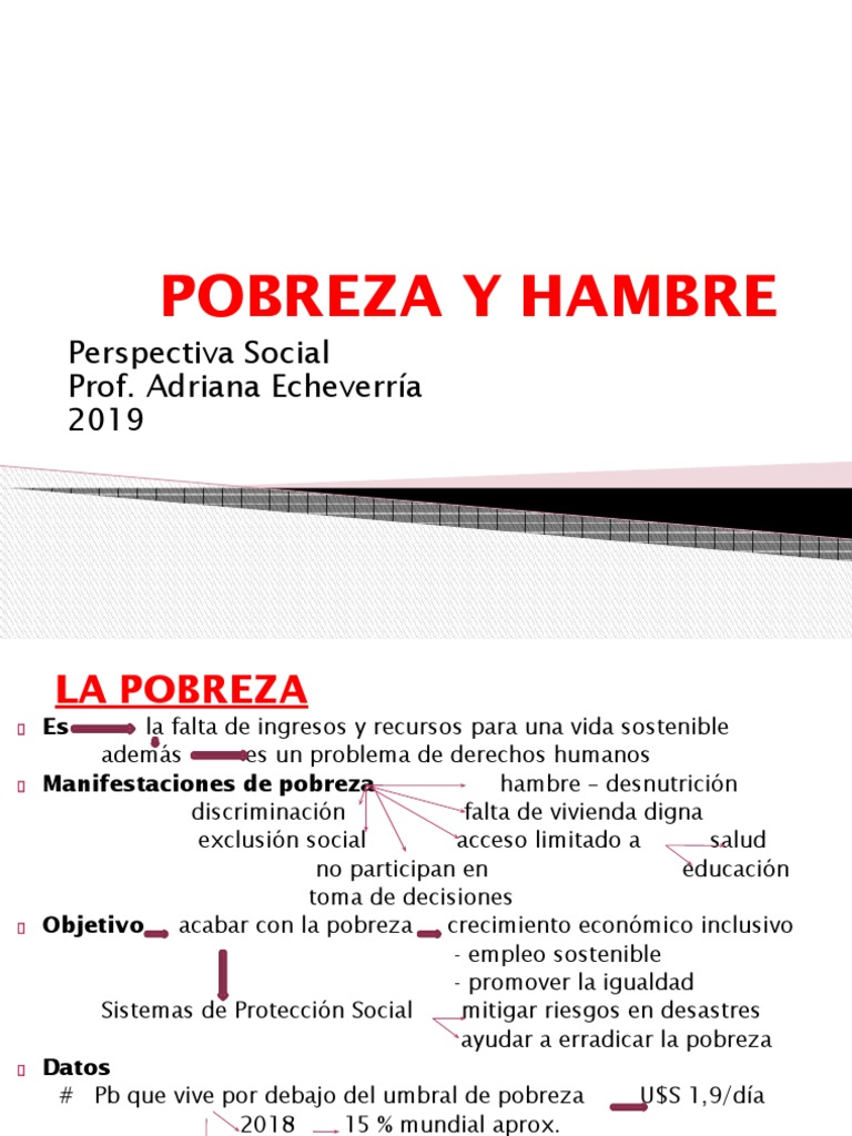 6 Pobreza Y Hambre Pdf Pdf