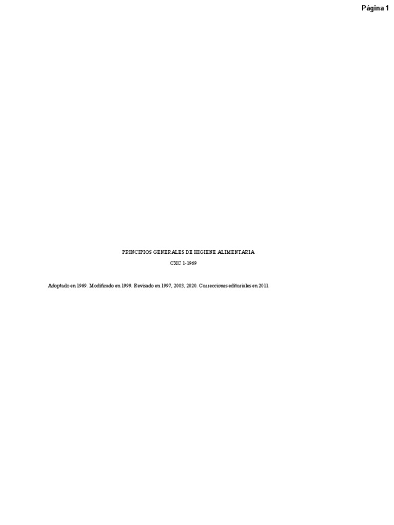 Codex Alimentarius 2020 PDF | PDF