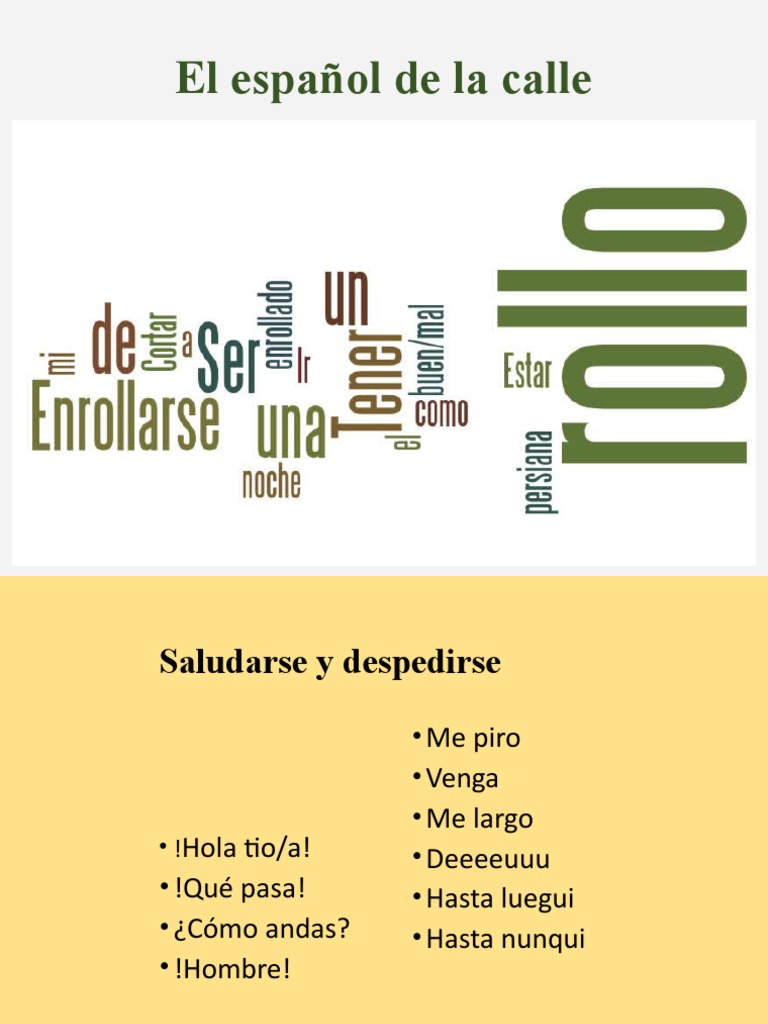 Español de La Calle. Enero 2019 | PDF