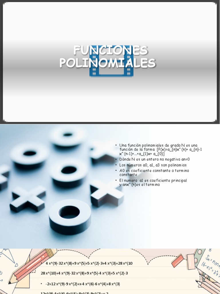 Funciones Polinomiales y Racionales | PDF | Logaritmo | Funciones trigonométricas