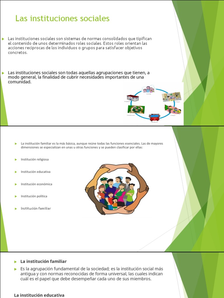 Instituciones Sociales PDF | PDF