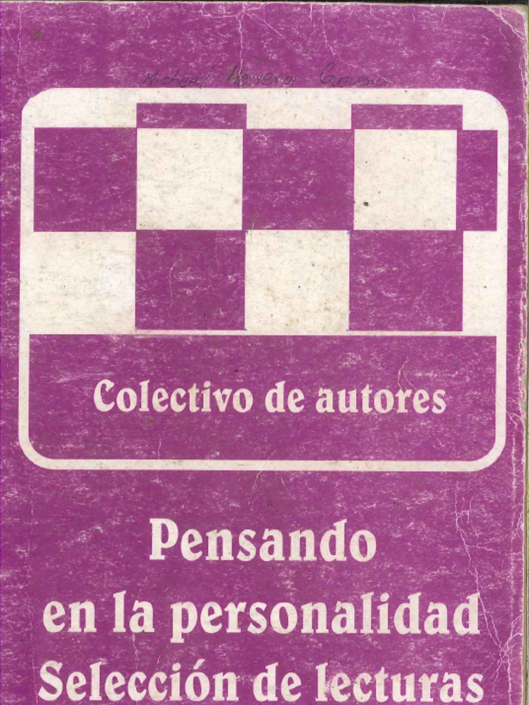 Pensando en La Personalidad Tomo 1 PDF | PDF