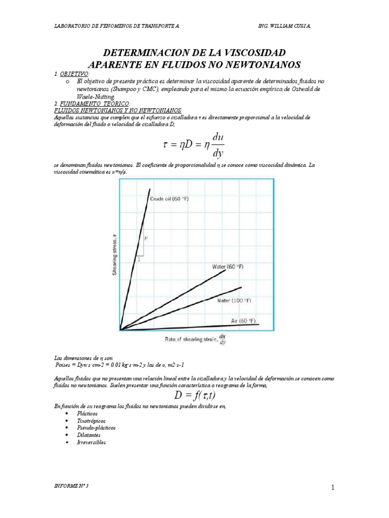 Informe 2 L Feno B | PDF | Viscosidad | Ingeniería mecánica