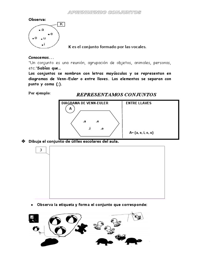 Ficha Pertenece y No Pertenece | PDF