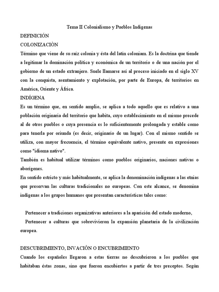 Pueblos Indígenas Y Sistemas Jurídicos Tema 2 Pdf Pdf
