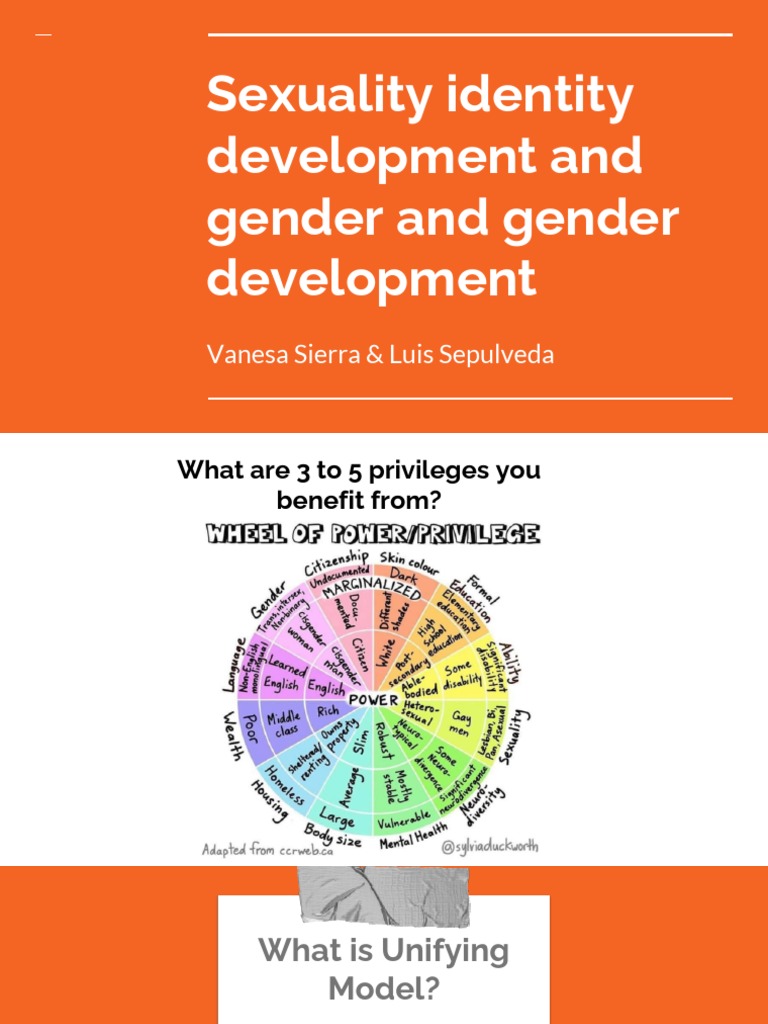 sexuality identity development and gender and gender development | PDF