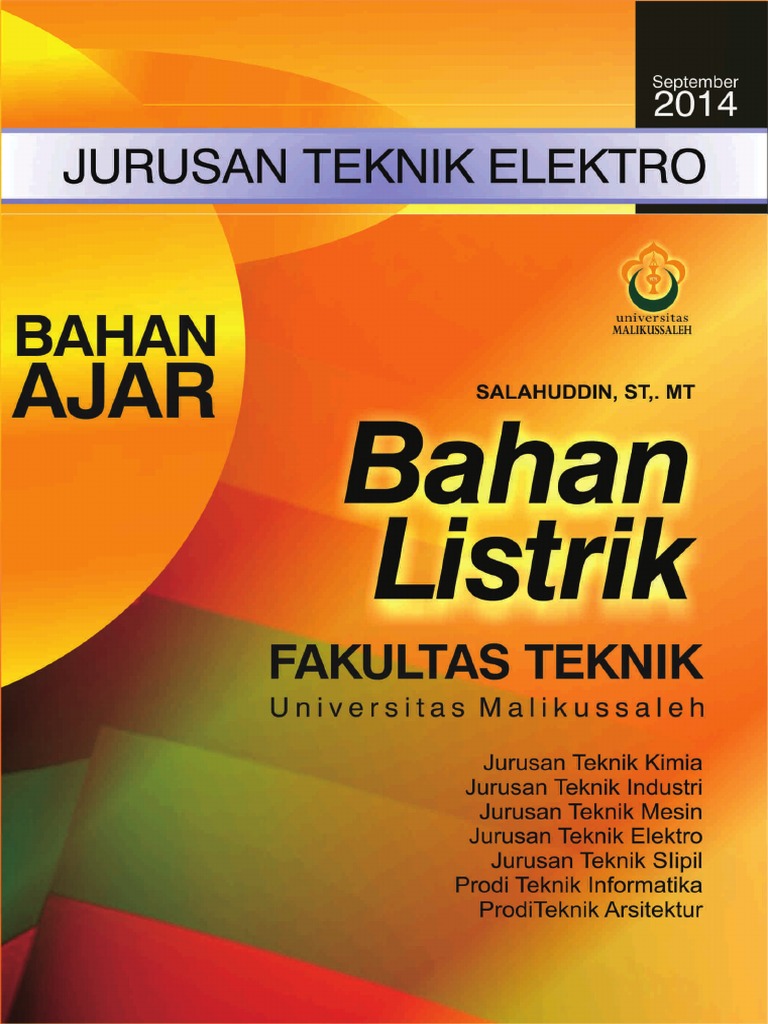 13-Ebooks-Bahan Ajar BAHAN LISTRIK-SALAHUDDIN-2014 PDF | PDF