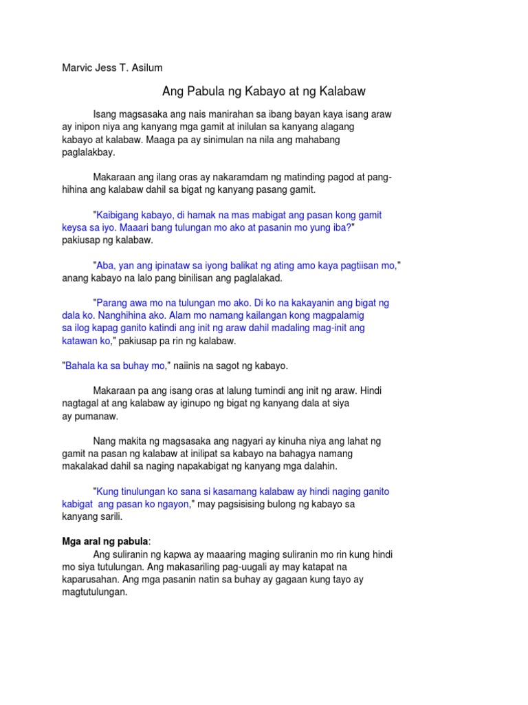 Pabula | PDF