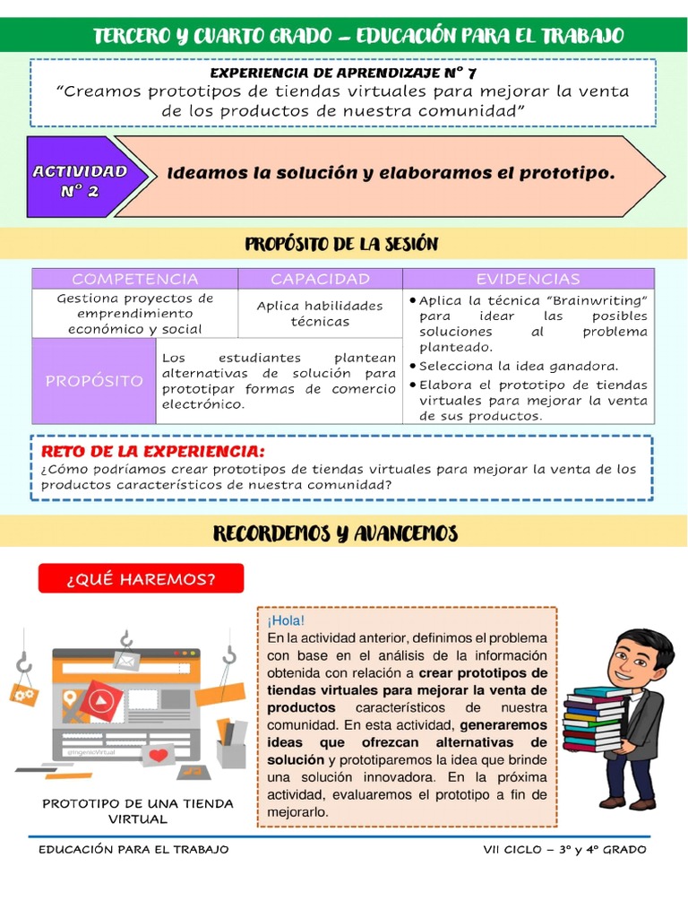 EXP 7 - ACT 2 - 3° y 4° | PDF