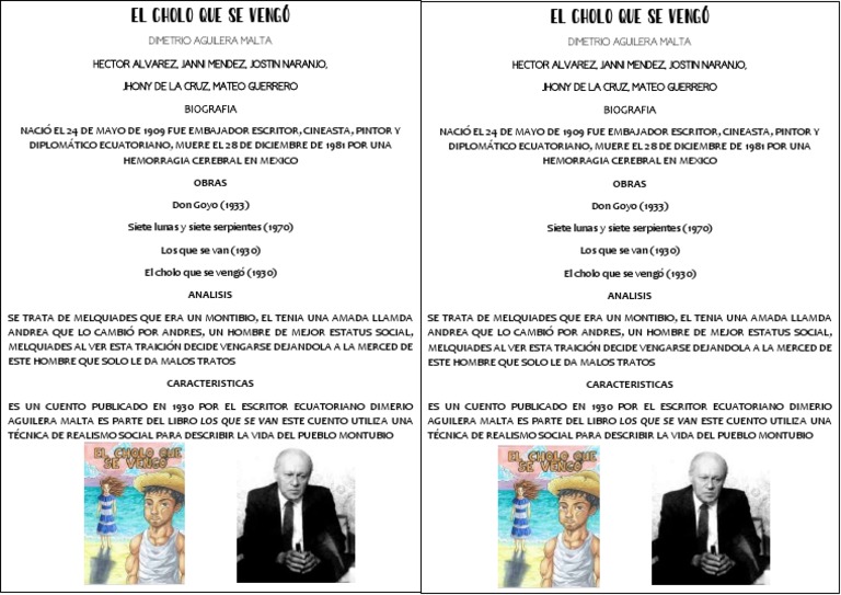 El Cholo PDF | PDF