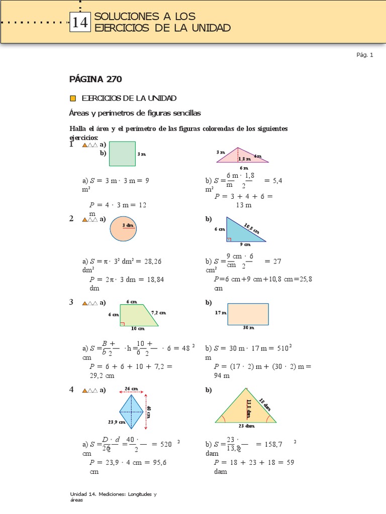 Area - y - Perimetro | PDF