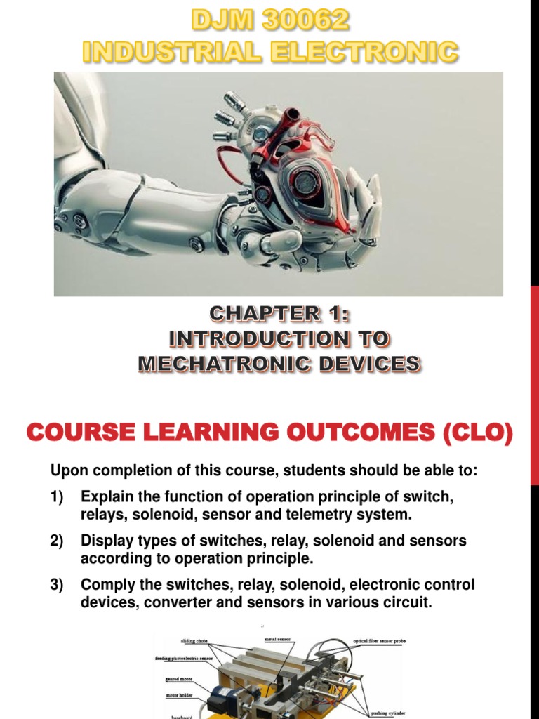 Chapter 1 - Introduction To Mechatronics Devices PDF | PDF