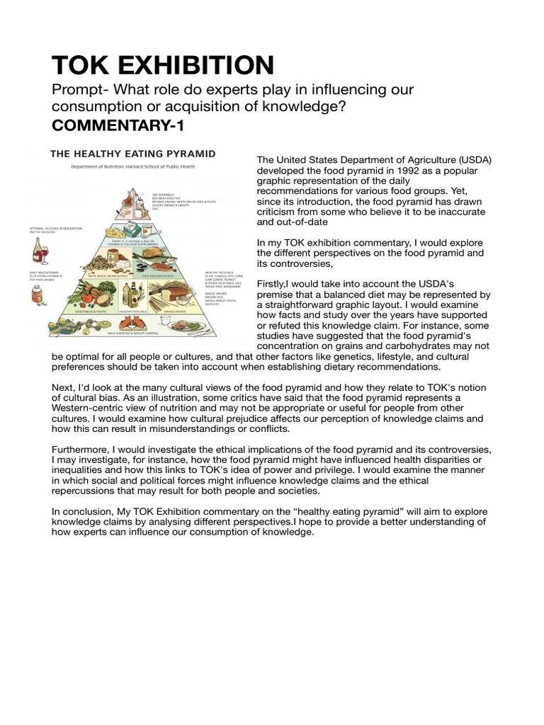 The Food Pyramid-TOK PDF | PDF