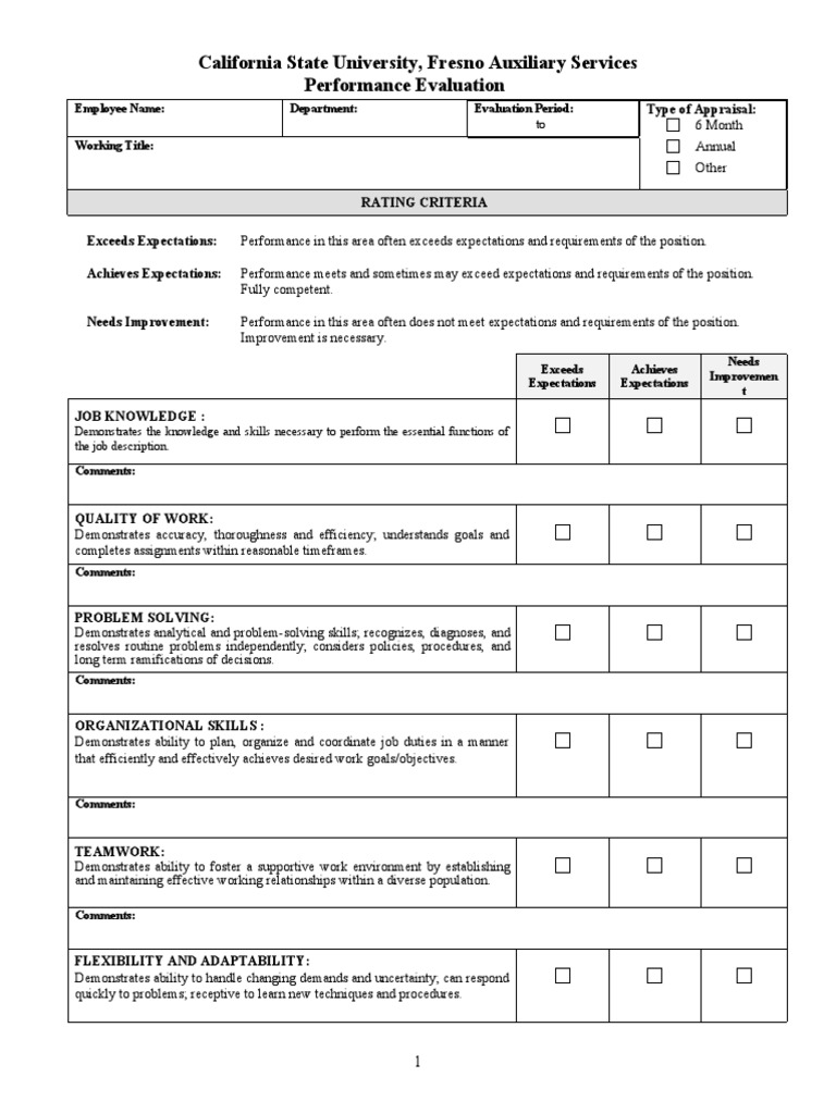 Auxiliary Performance Evaluation | PDF