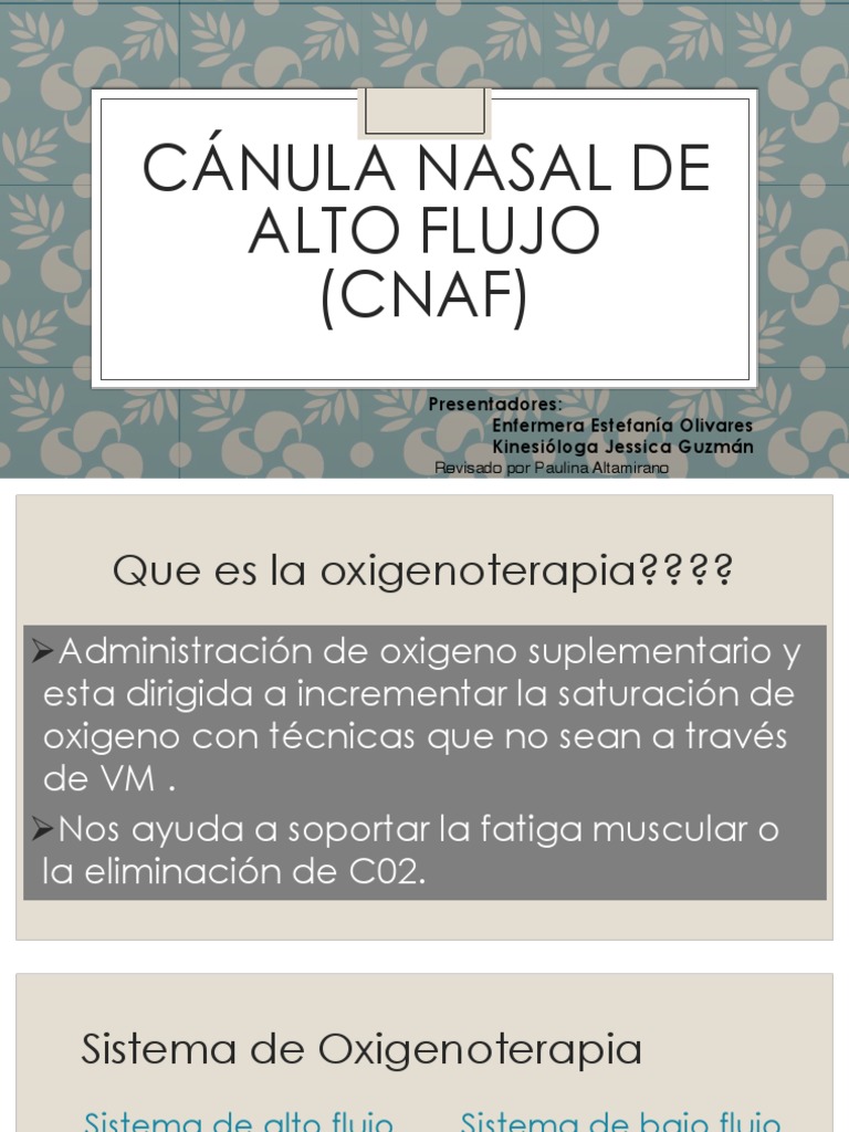 Manejo de CNAF PDF | PDF